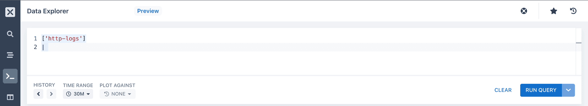 Monitoring using Axiom’s Data Explorer