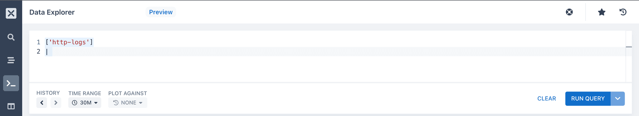 Monitoring using Axiom’s Data Explorer