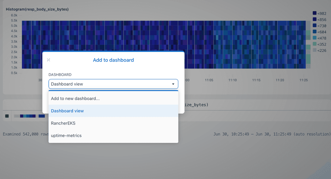 Visualizing log events with Axiom