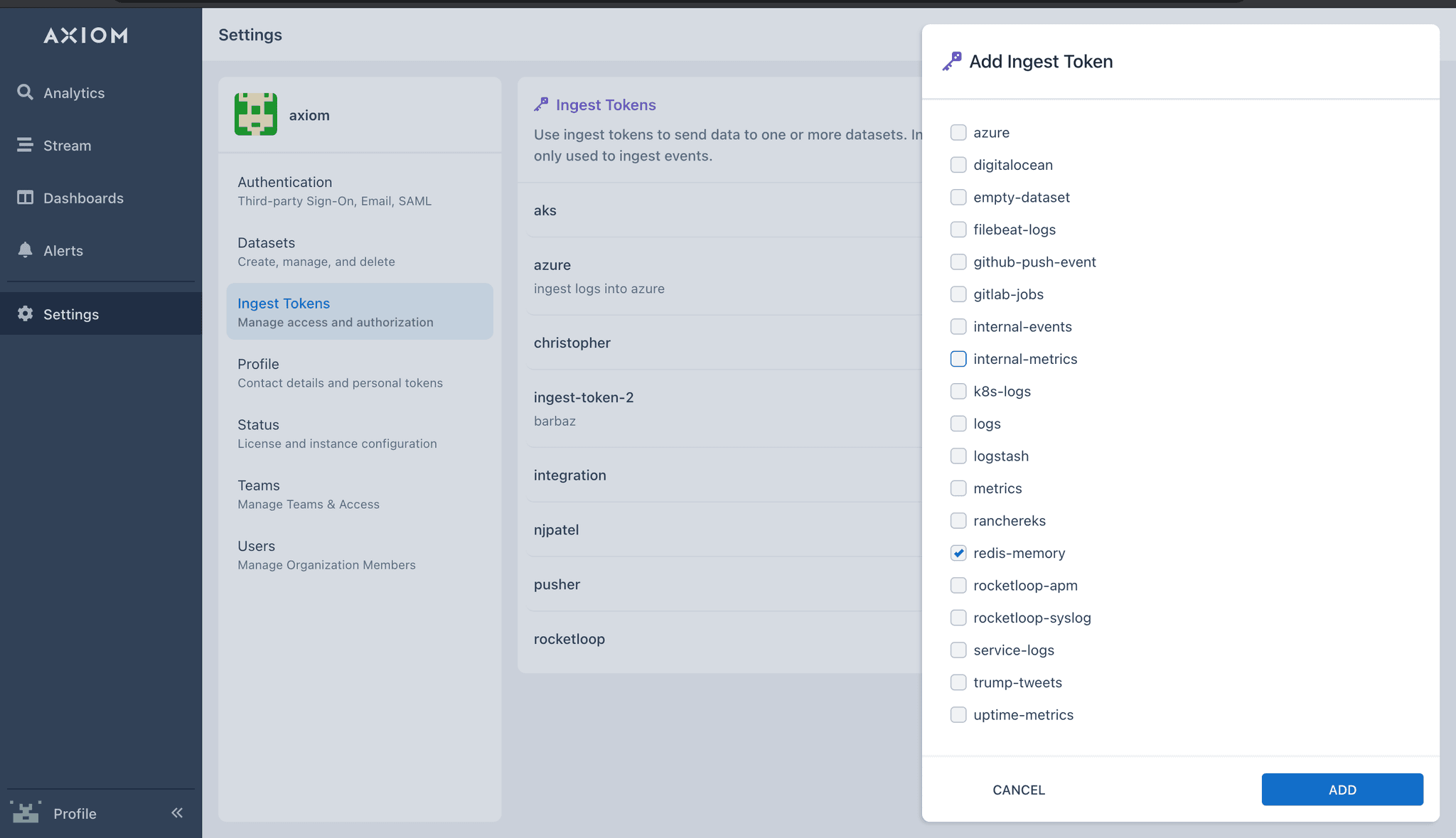Use Axiom and Redis for better performance monitoring