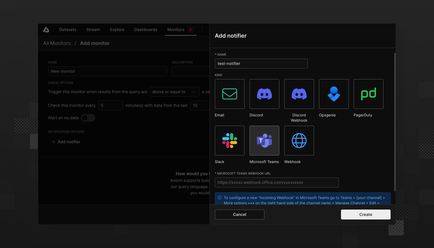 Microsoft Teams notifier Microsoft Teams notifier