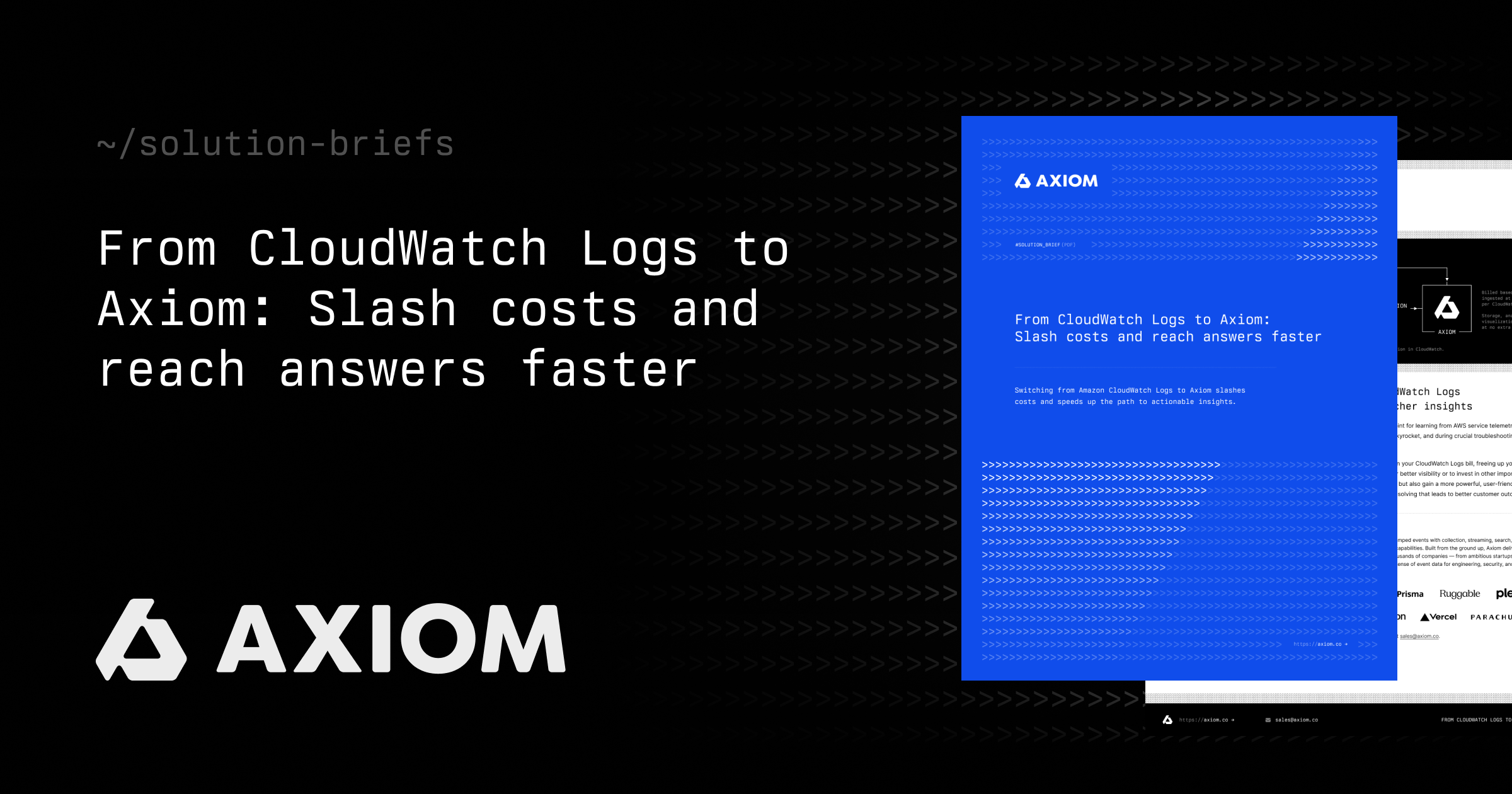 CloudWatch Logs solution brief - Axiom